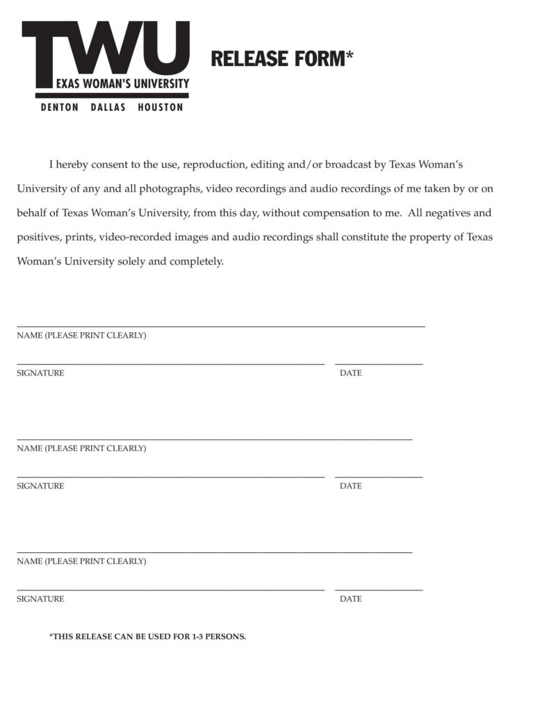 53 Standard Photo Release Forms [Free] ᐅ TemplateLab