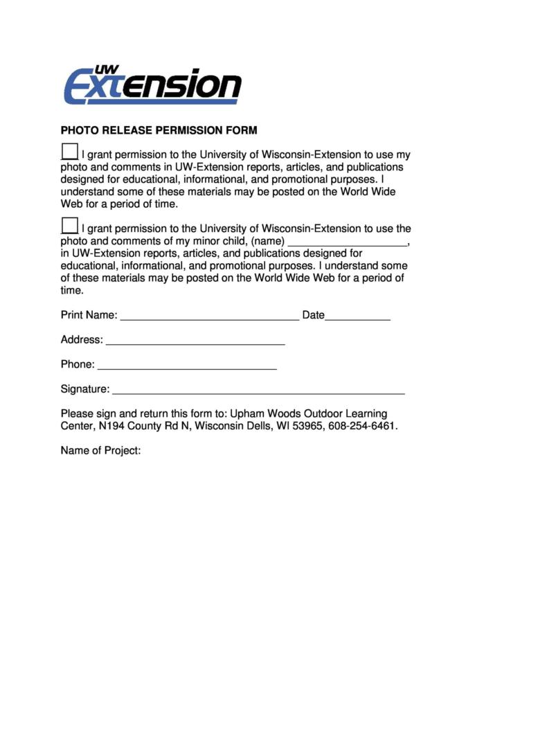 53 Standard Photo Release Forms [Free] ᐅ TemplateLab