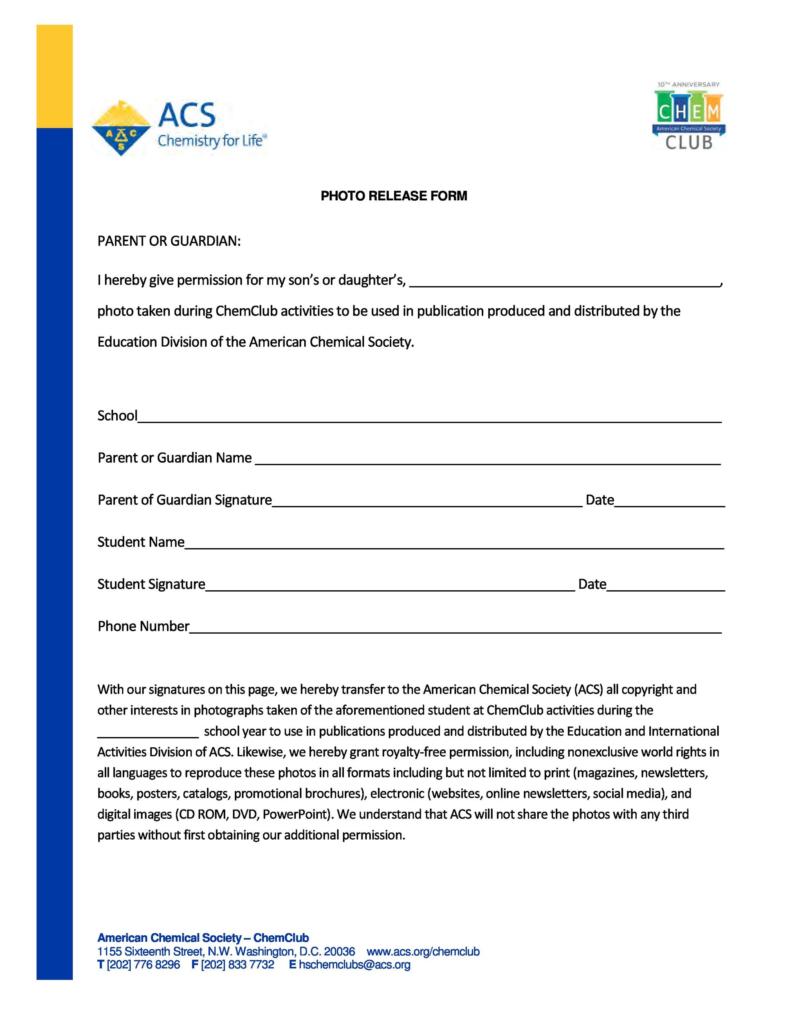 53 Standard Photo Release Forms [Free] ᐅ TemplateLab