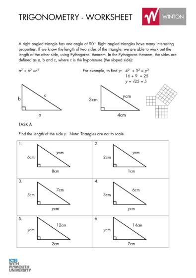 48 Pythagorean Theorem Worksheet with Answers [Word + PDF]