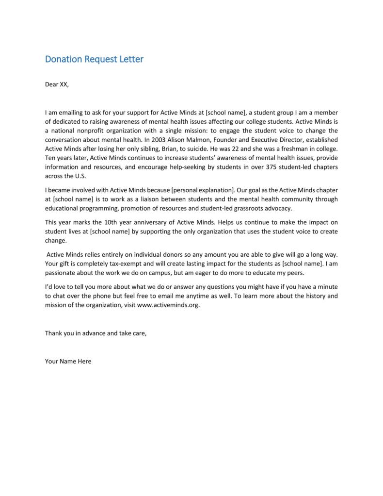 43 FREE Donation Request Letters & Forms ᐅ TemplateLab