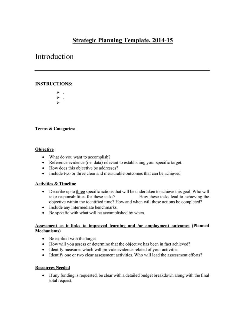 32 Great Strategic Plan Templates to Grow your Business