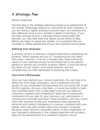 32 Great Strategic Plan Templates to Grow your Business