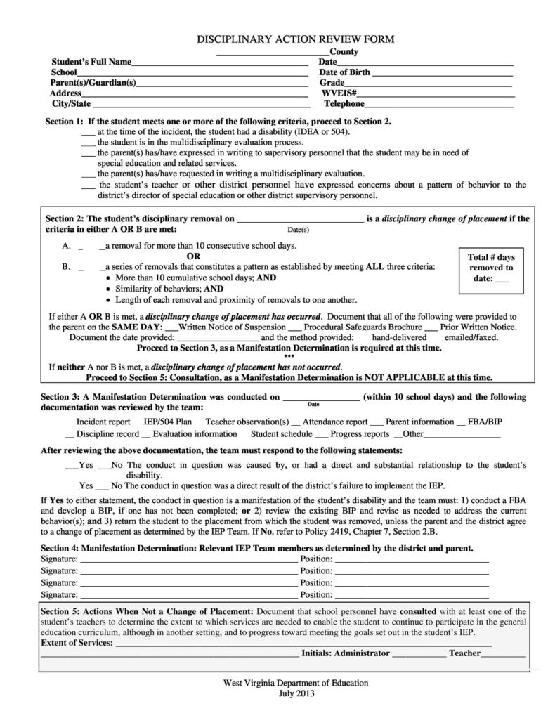 46 Effective Employee Write Up Forms [Disciplinary Action Forms]