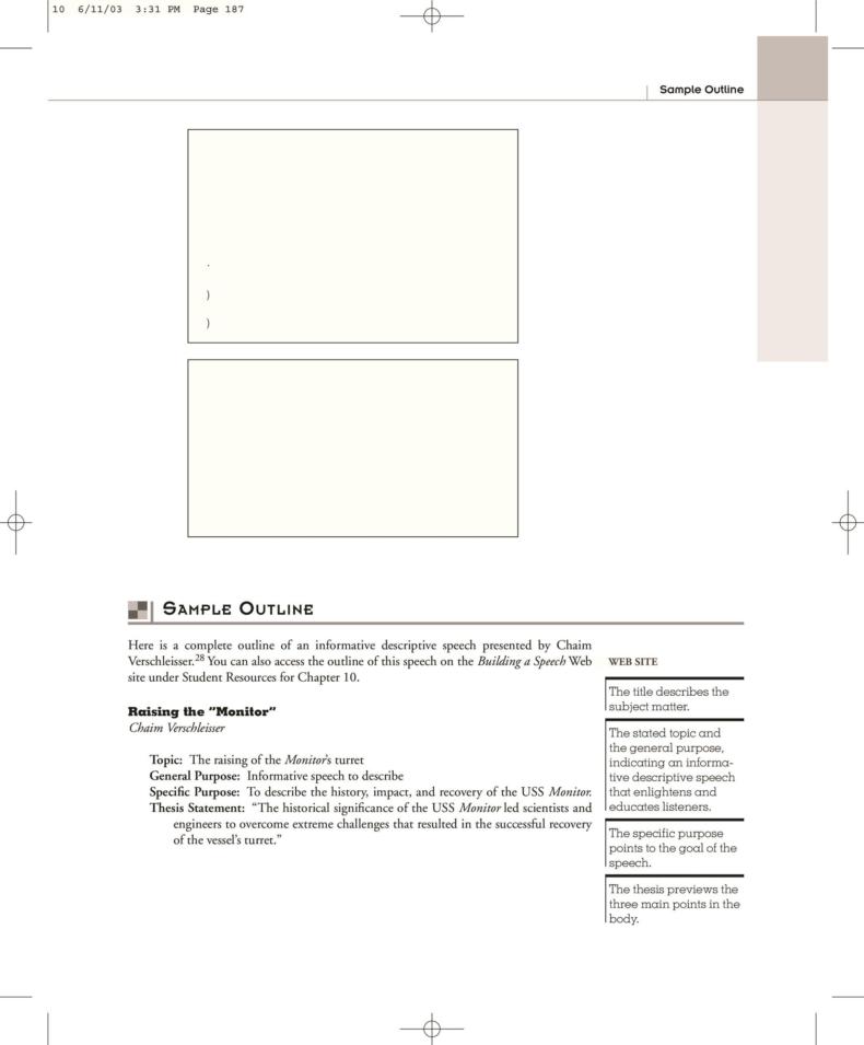 43 Informative Speech Outline Templates & Examples