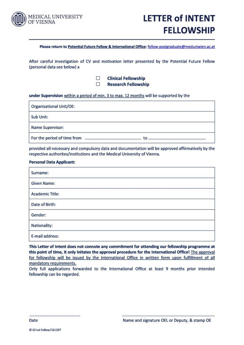 40+ Free Letter of Intent Templates & Samples [Word, PDF]