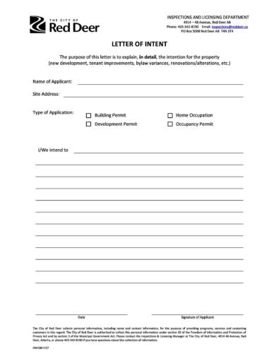 40+ Free Letter of Intent Templates & Samples [Word, PDF]