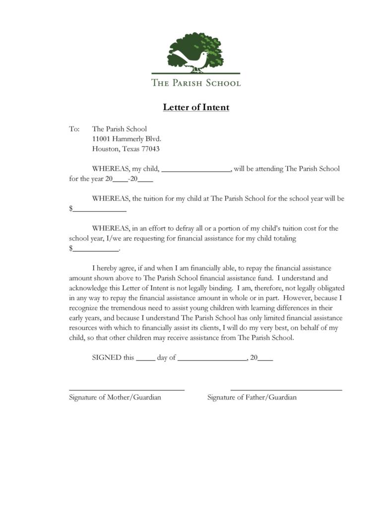 40+ Free Letter of Intent Templates & Samples [Word, PDF]