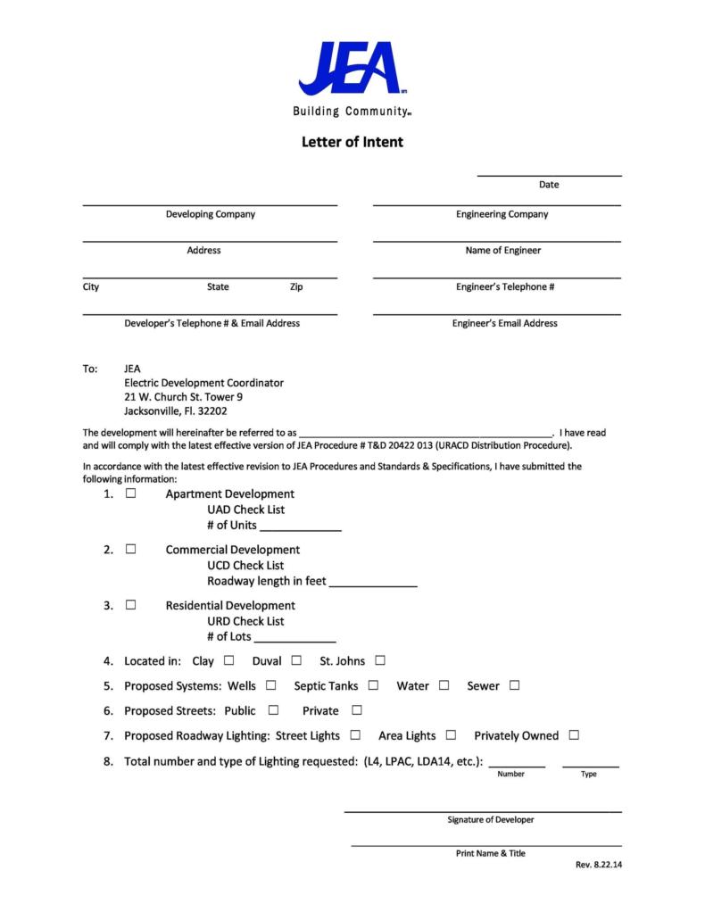 40+ Free Letter of Intent Templates & Samples [Word, PDF]