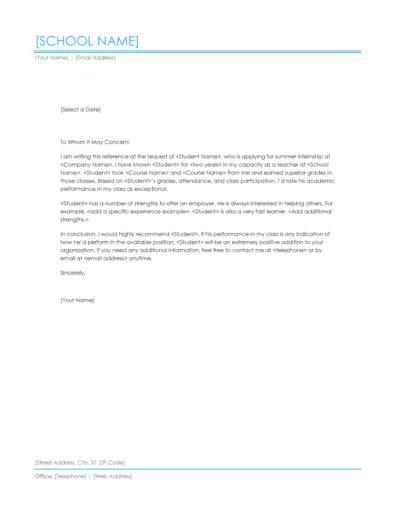 43 FREE Letter of Recommendation Templates & Samples