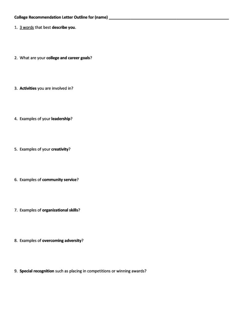 43 FREE Letter of Recommendation Templates & Samples