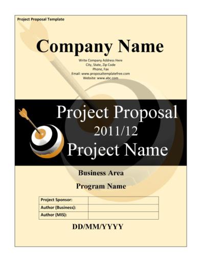 43 Professional Project Proposal Templates ᐅ TemplateLab