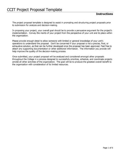 43 Professional Project Proposal Templates ᐅ TemplateLab