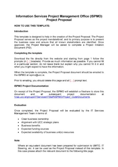 43 Professional Project Proposal Templates ᐅ TemplateLab