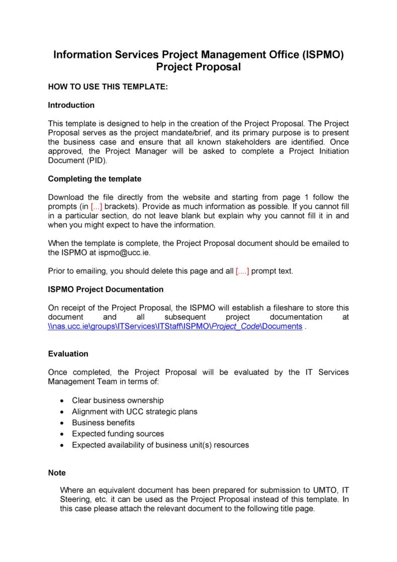 43 Professional Project Proposal Templates ᐅ TemplateLab