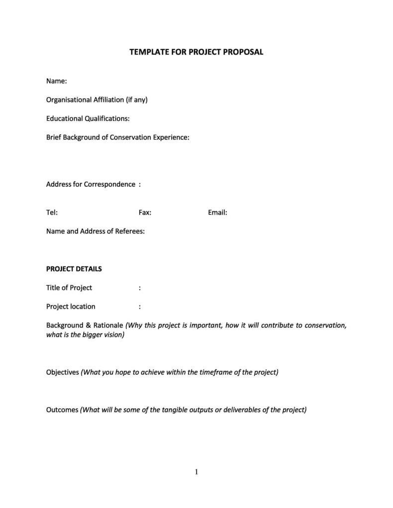 43 Professional Project Proposal Templates ᐅ TemplateLab