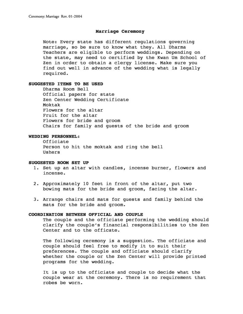 41 Printable Wedding Program Examples & Templates