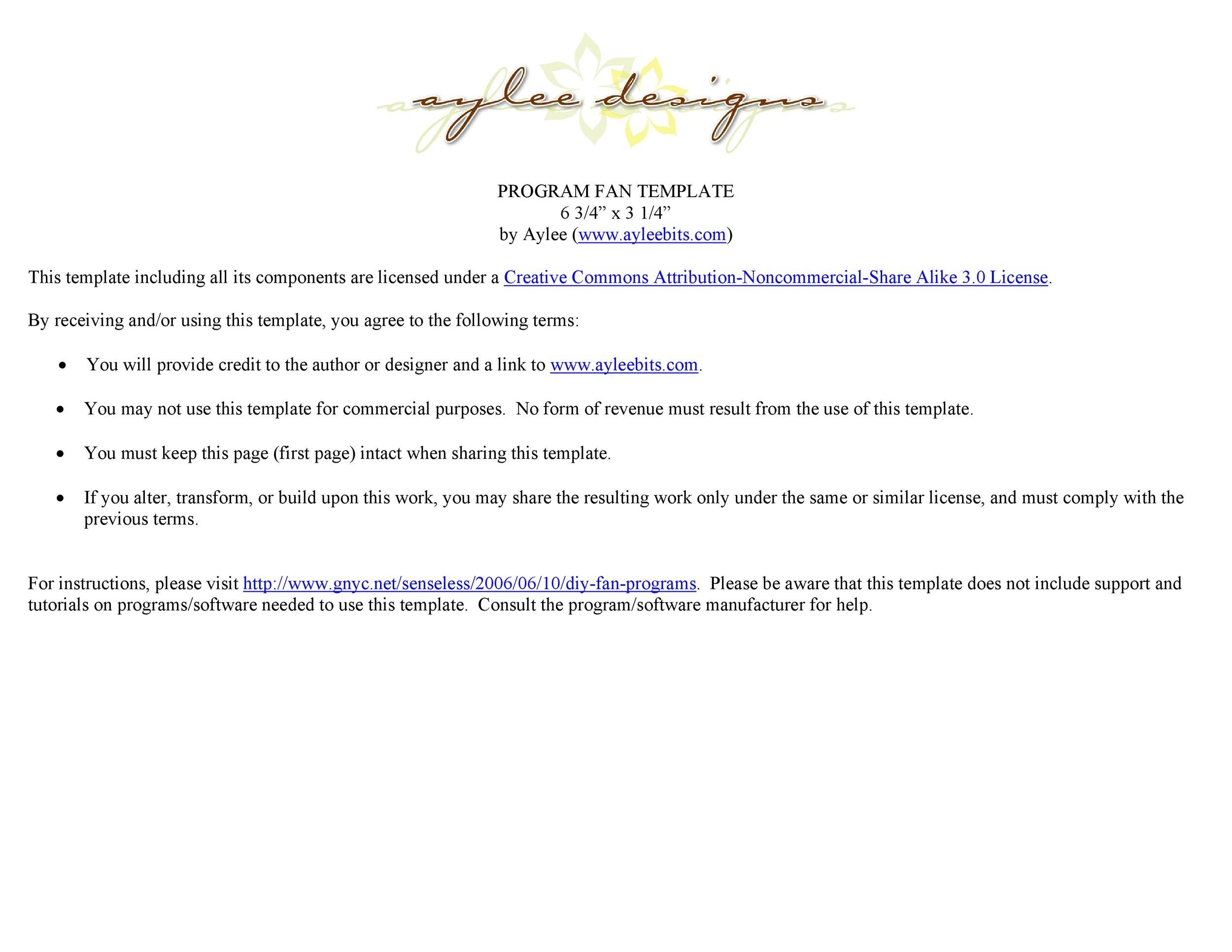 37 Printable Wedding Program Examples & Templates ᐅ TemplateLab