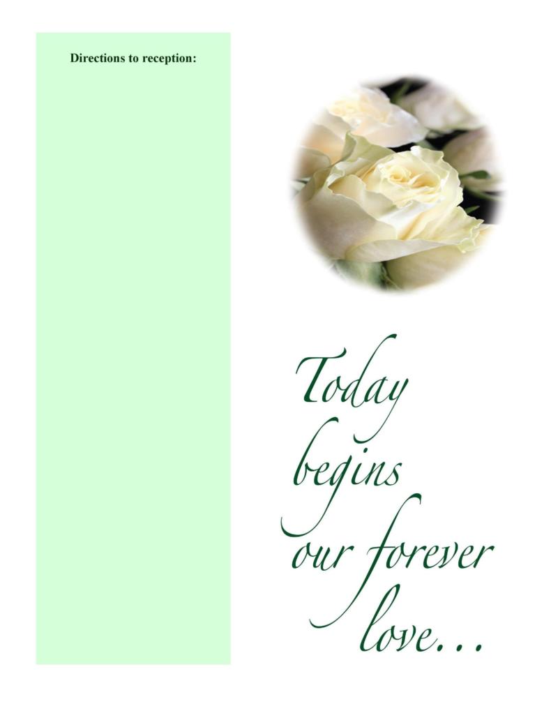 41 Printable Wedding Program Examples & Templates