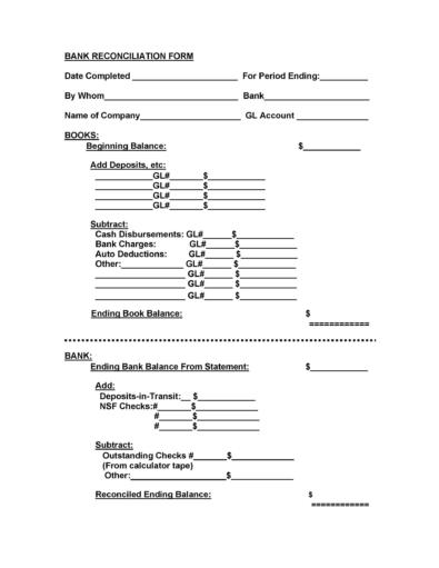 50+ Bank Reconciliation Examples & Templates [100% Free]