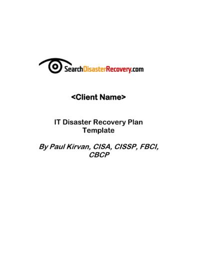 52 Effective Disaster Recovery Plan Templates [DRP] ᐅ TemplateLab
