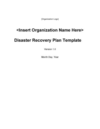 52 Effective Disaster Recovery Plan Templates [DRP] ᐅ TemplateLab