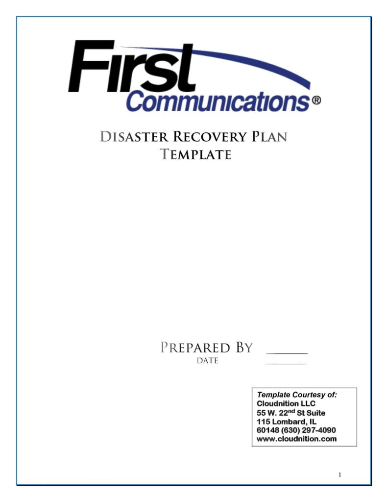 52 Effective Disaster Recovery Plan Templates [DRP] ᐅ TemplateLab