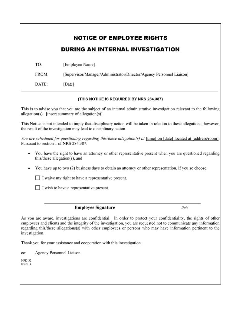 40 Employee Disciplinary Action Forms ᐅ TemplateLab