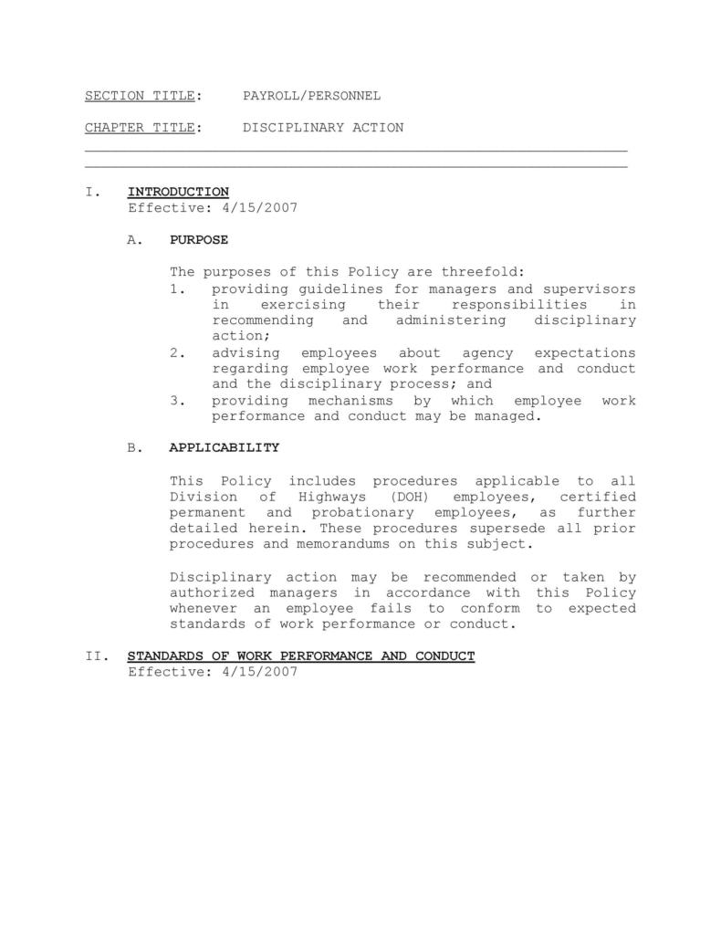 40 Employee Disciplinary Action Forms ᐅ TemplateLab