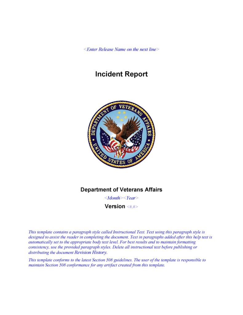 60+ Incident Report Template [Employee, Police, Generic] ᐅ TemplateLab