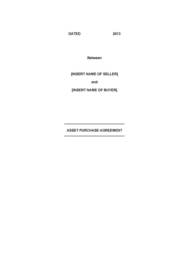 37 Simple Purchase Agreement Templates [Real Estate, Business]
