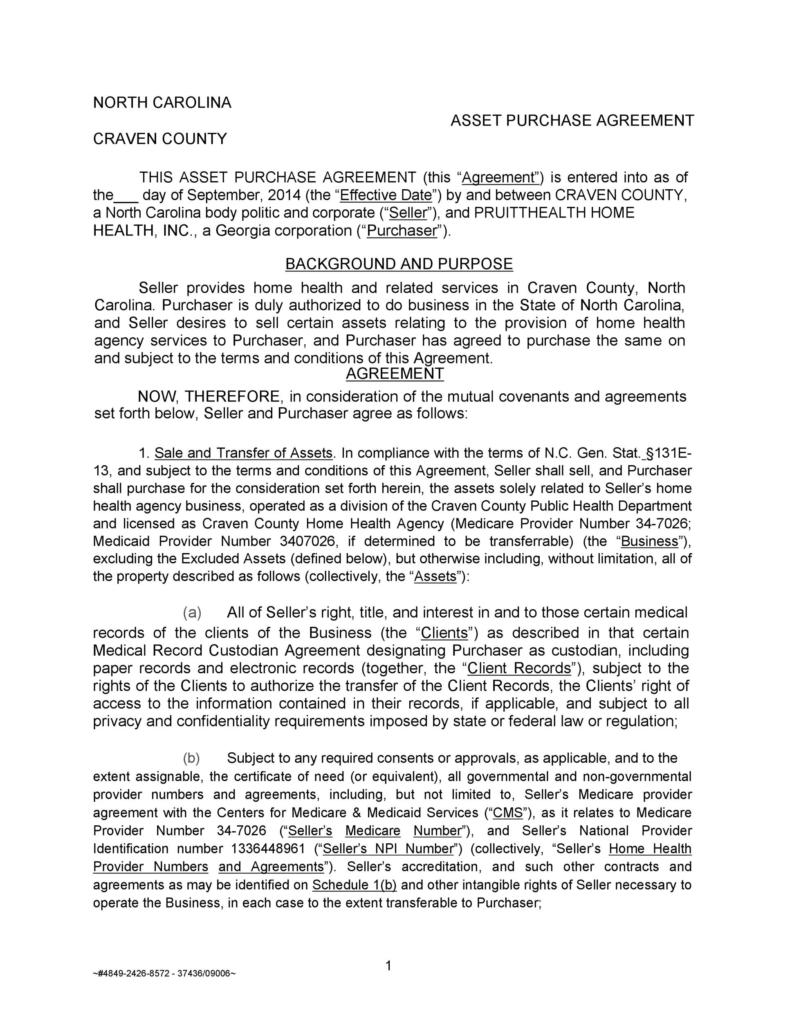 37 Simple Purchase Agreement Templates [Real Estate, Business]