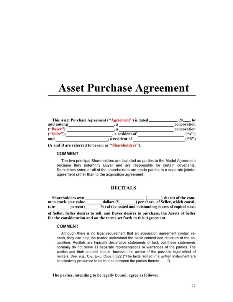 37 Simple Purchase Agreement Templates [Real Estate, Business]