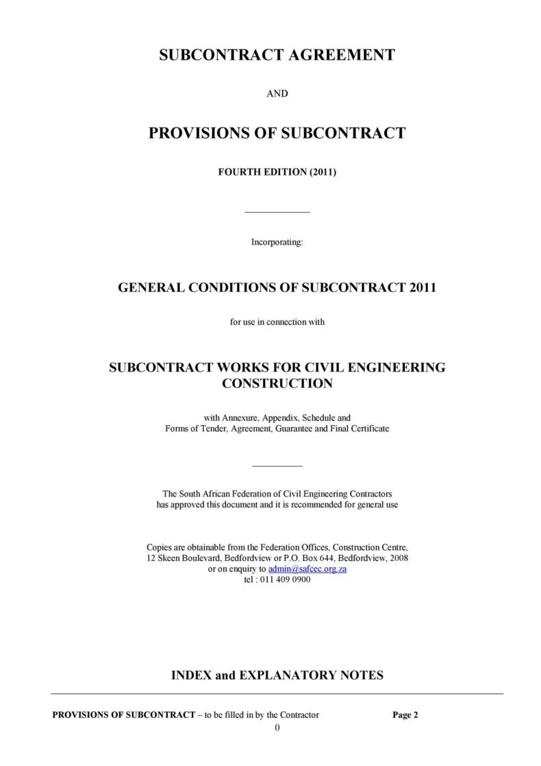 39 Free Subcontractor Agreement Templates & Samples