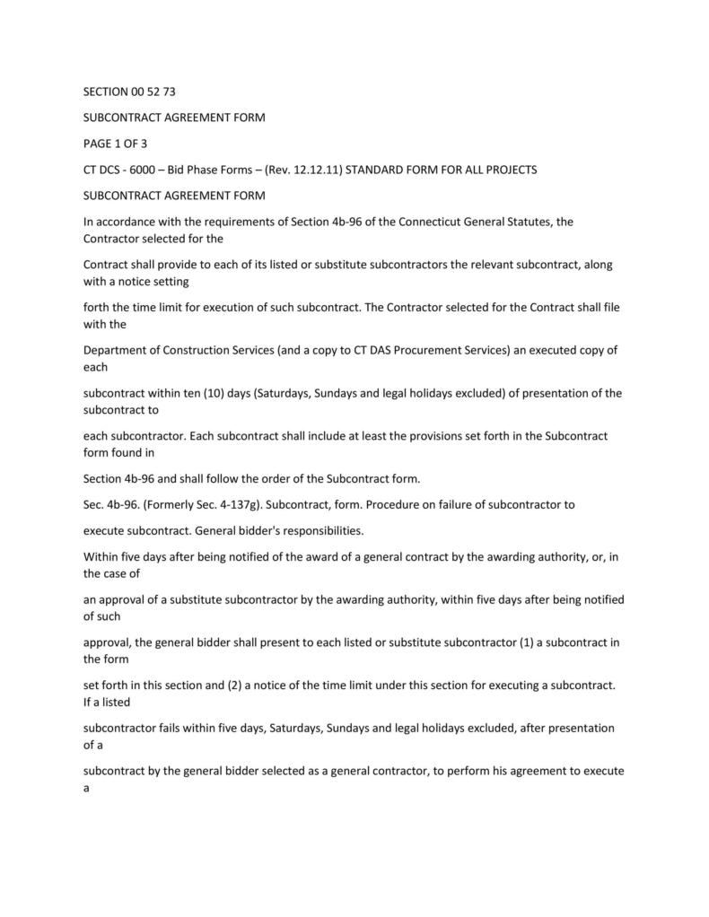 39 Free Subcontractor Agreement Templates & Samples