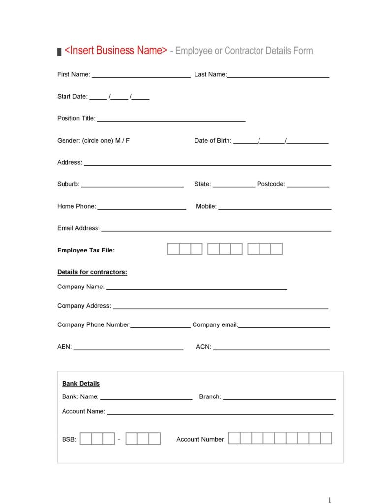 56 Free Employment & Job Application Form Templates [Printable] ᐅ ...