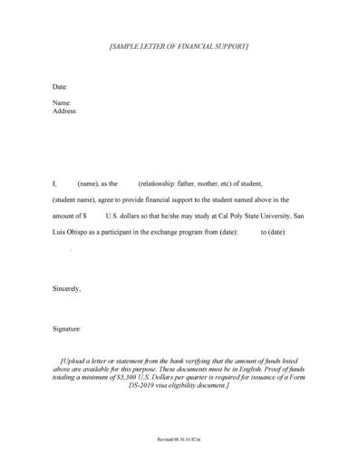 40+ Proven Letter of Support Templates [Financial, for Grant...]