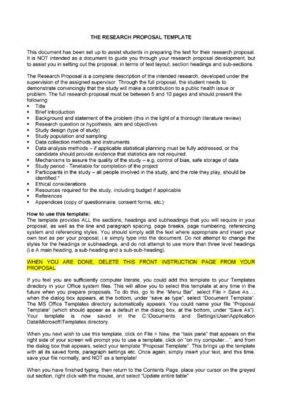 Choose from 40 Research Proposal Templates & Examples. 100% Free