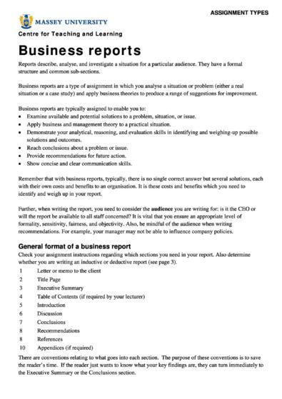 30+ Business Report Templates & Format Examples ᐅ TemplateLab