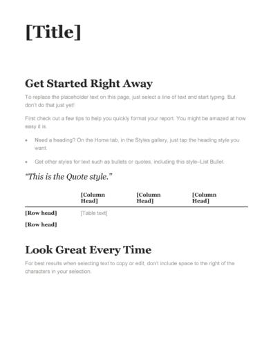 30+ Business Report Templates & Format Examples ᐅ TemplateLab