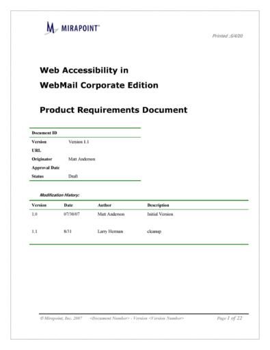 40+ Simple Business Requirements Document Templates ᐅ TemplateLab