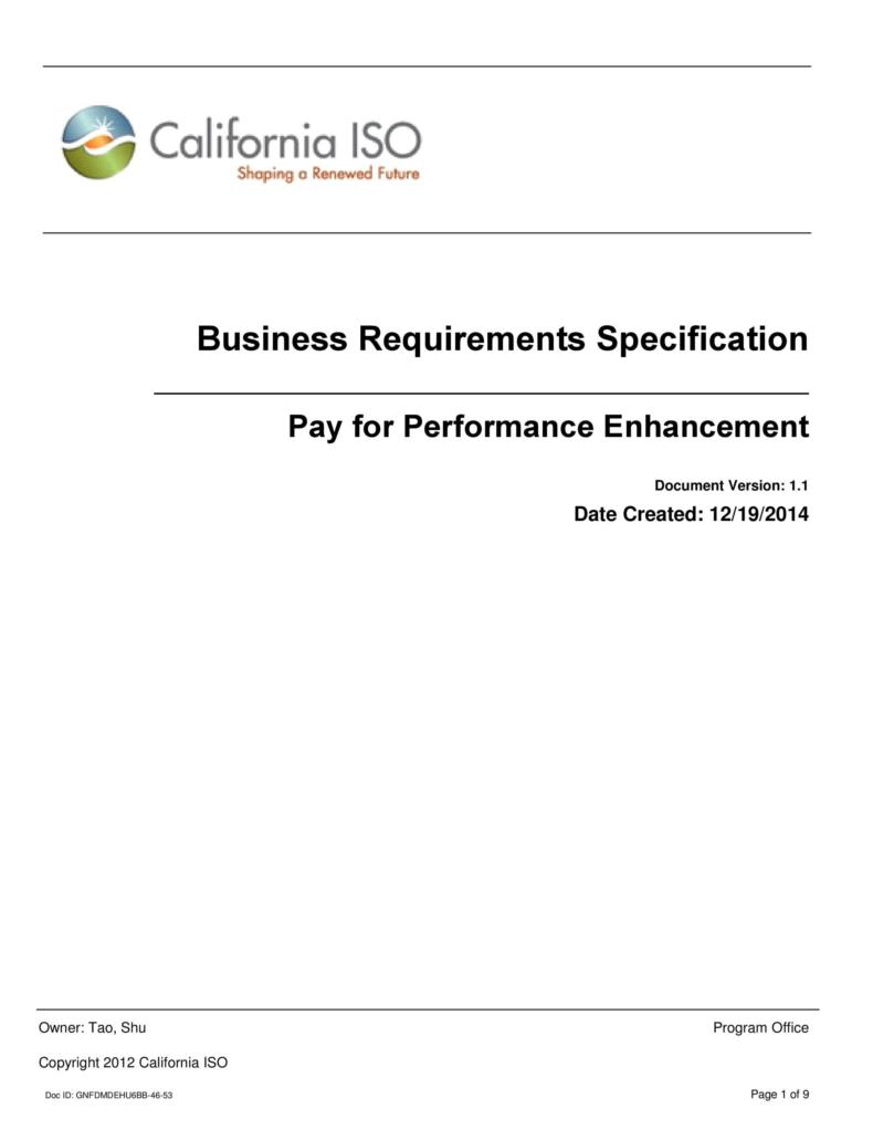 40+ Simple Business Requirements Document Templates ᐅ TemplateLab