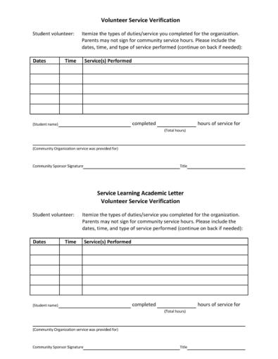 40+ Free Community Service Letter Templates [& Examples]