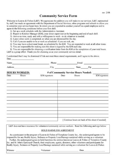 40+ Free Community Service Letter Templates [& Examples]