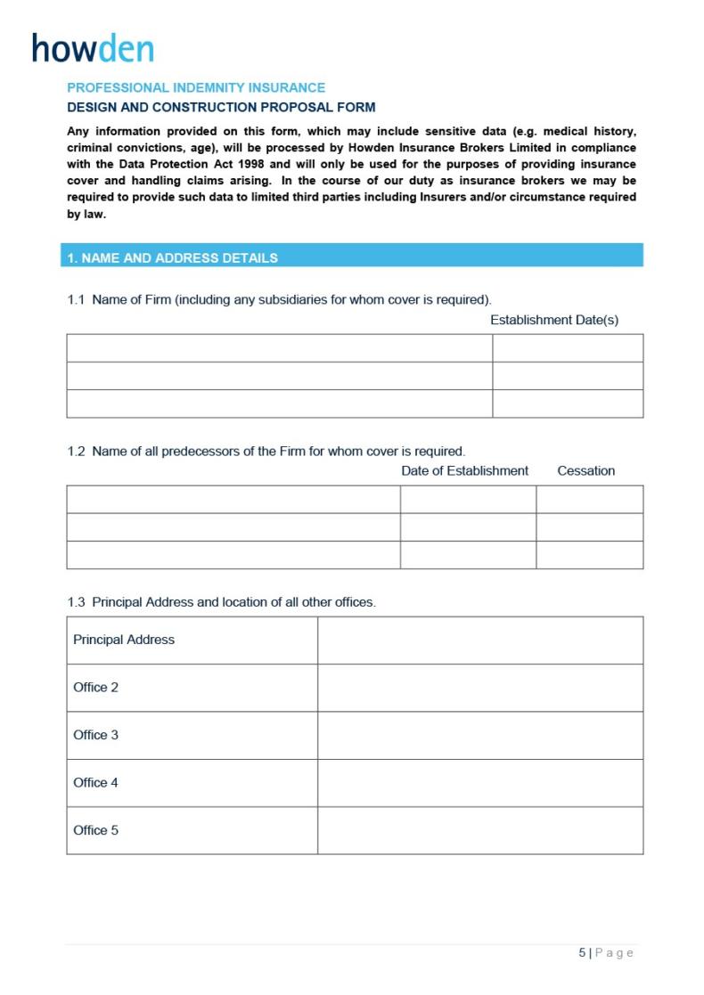31 Construction Proposal Template & Construction Bid Forms