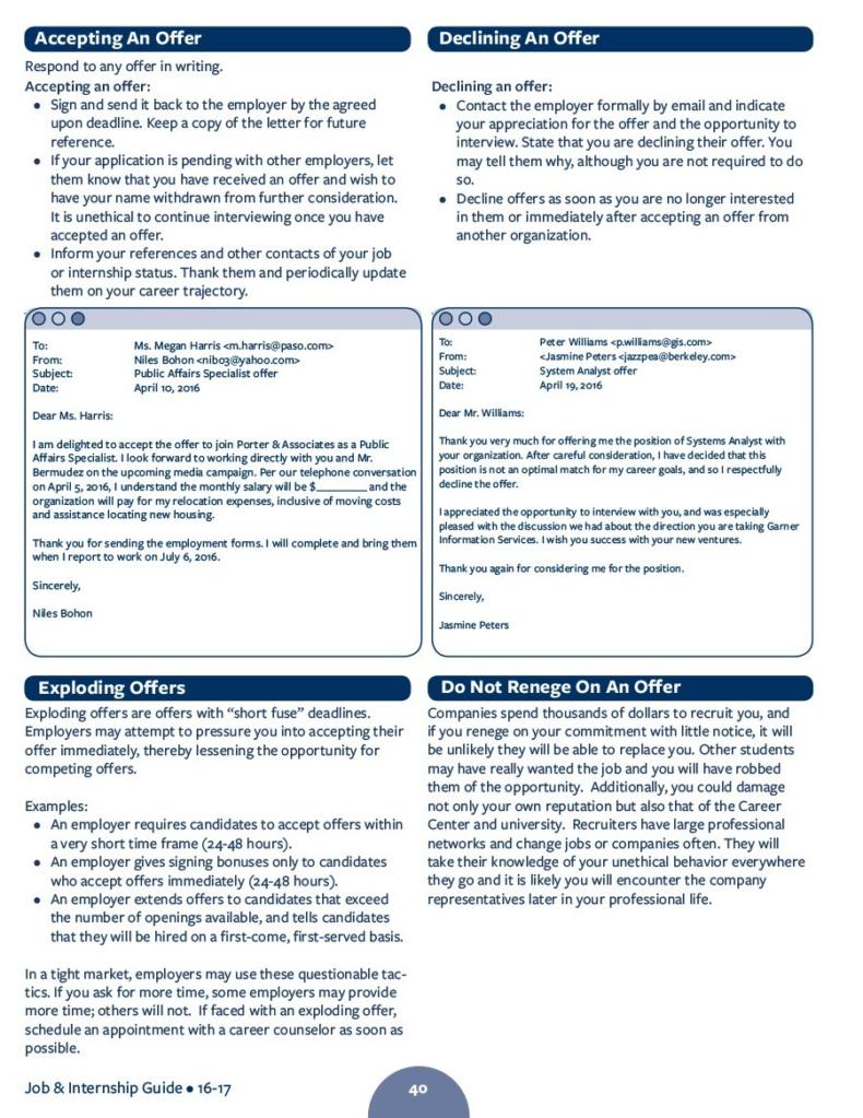 40 Professional Job Offer Acceptance Letter & Email Templates ᐅ TemplateLab