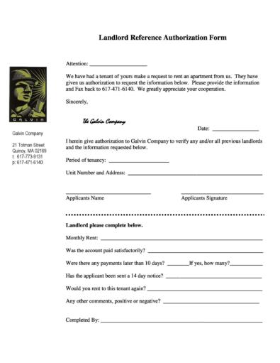 40+ Landlord Reference Letters & Form Samples ᐅ TemplateLab