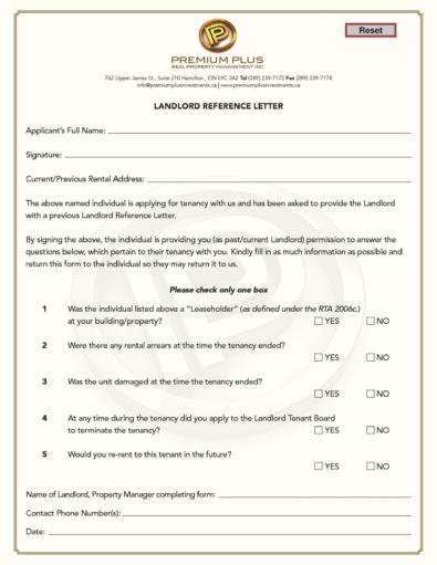 40+ Landlord Reference Letters & Form Samples ᐅ TemplateLab