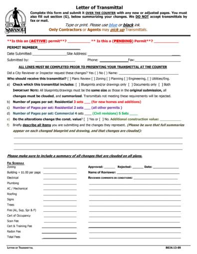 Letter of Transmittal - 40+ Great Examples & Templates ᐅ TemplateLab