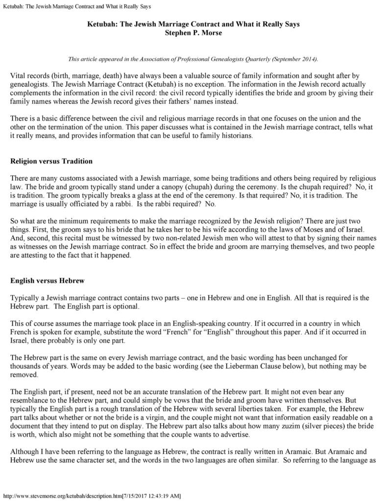 33 Marriage Contract Templates [Standart, Islamic, Jewish] ᐅ TemplateLab